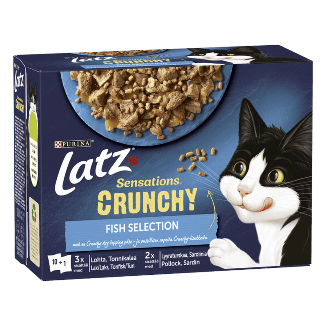 Latz Sensations Crunchy Fish Selection i géle | Purina SE